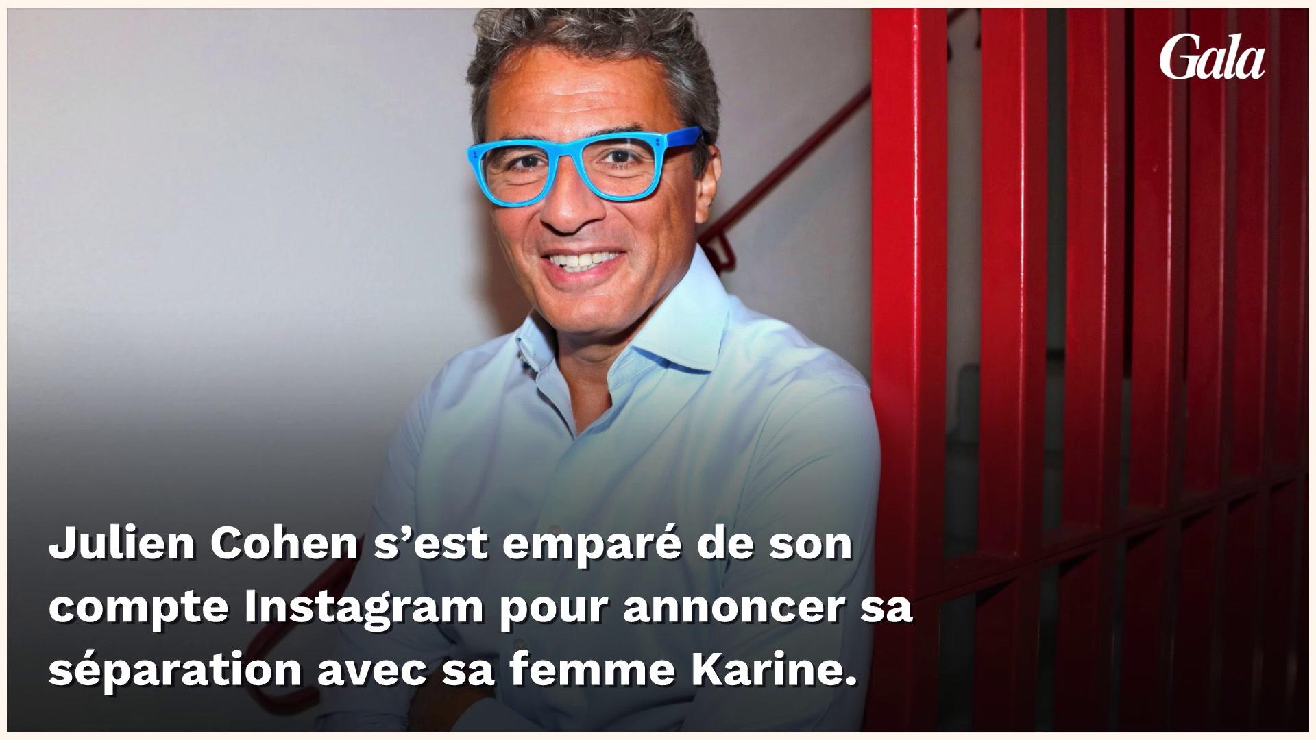 Julien Cohen séparé de sa femme Karine après “27 ans de passion, d’amour et de projets partagés”