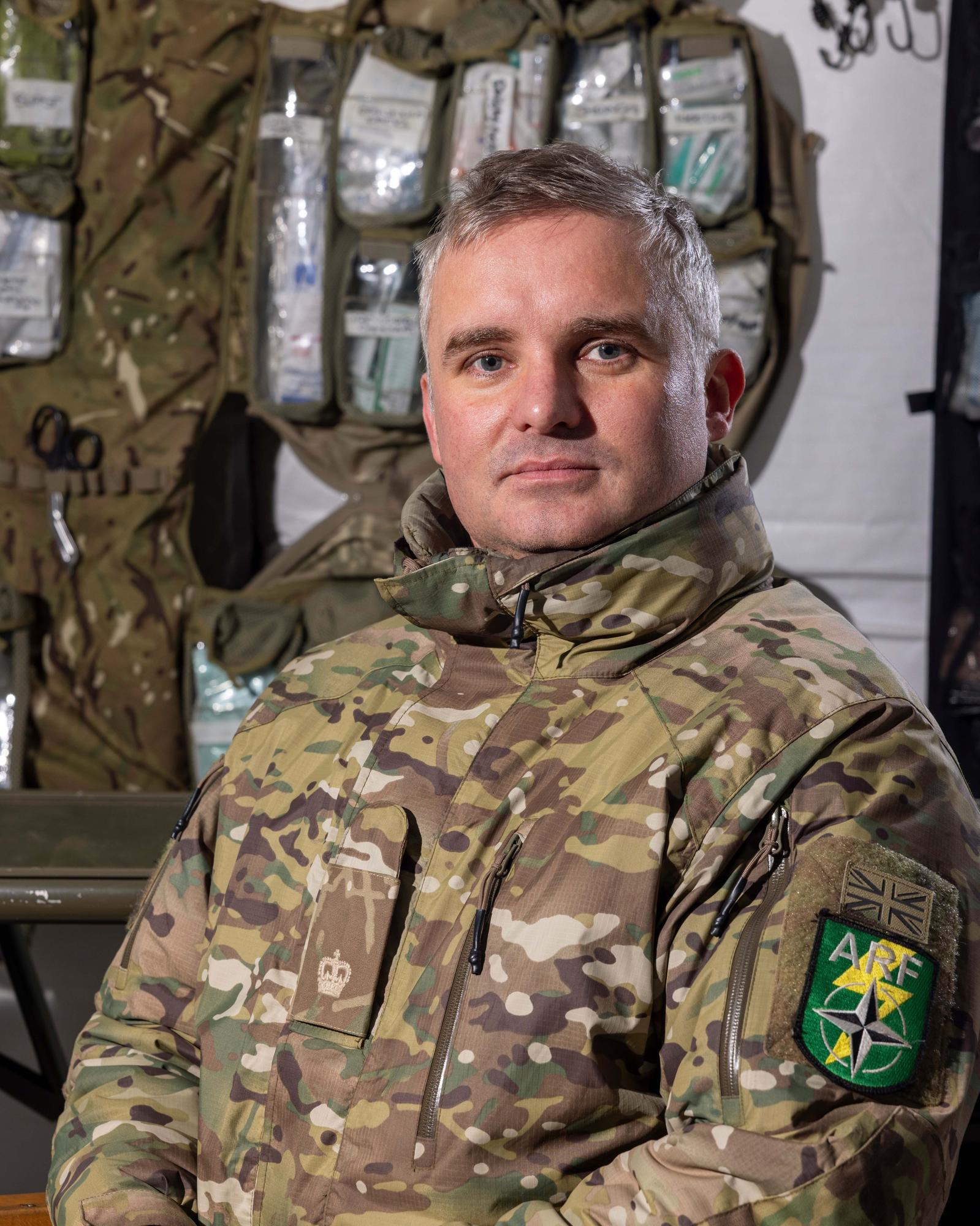British Army doctor deployed on principal NATO exercise