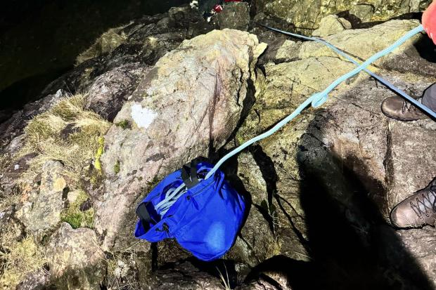 Scafell Pike walkers rescued after 'simple rope system' established on ...