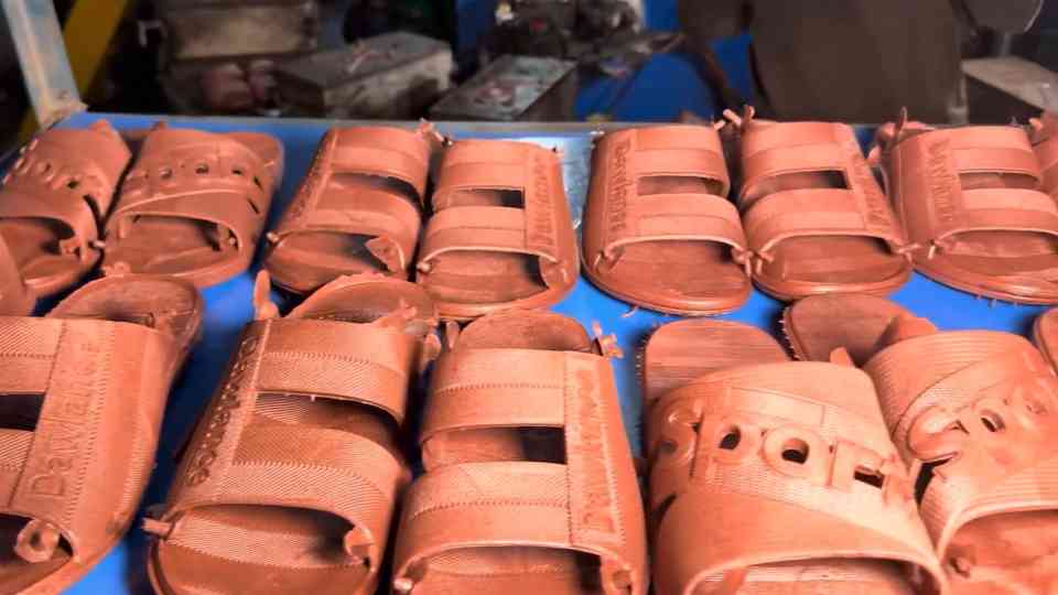 Seamless Process Of Turning Waste Shoes Into New Ones