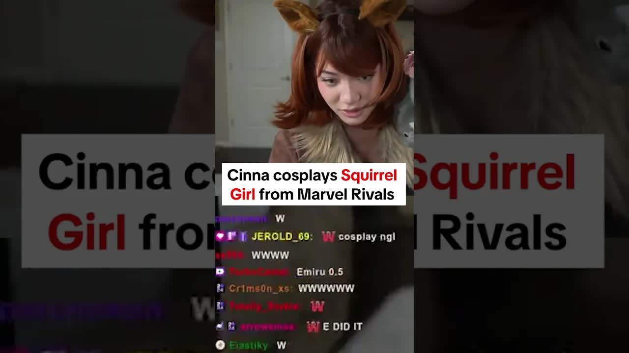 Cosplay: Cinna as Squirrel Girl from Marvel Rivals