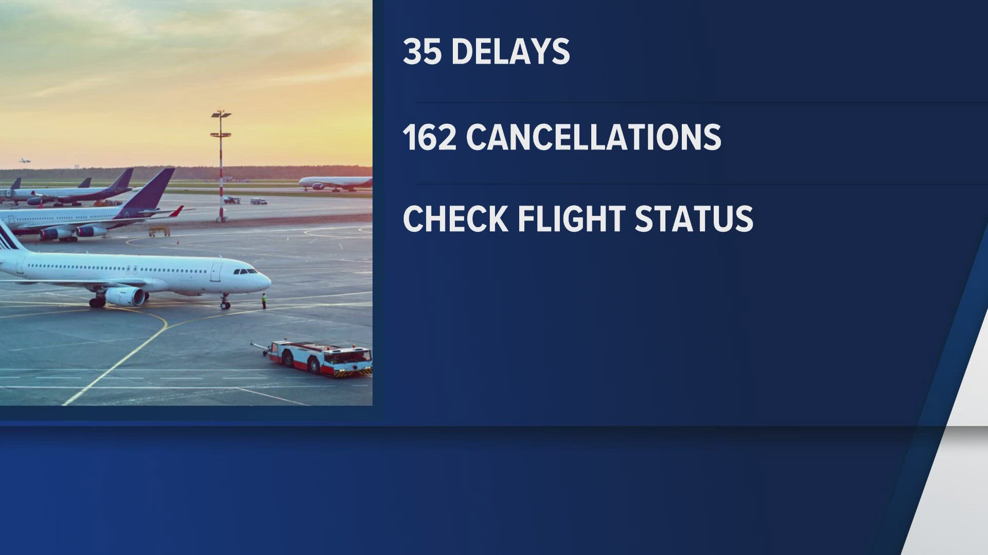 Flight delays and cancellations piling up at Charlotte airport