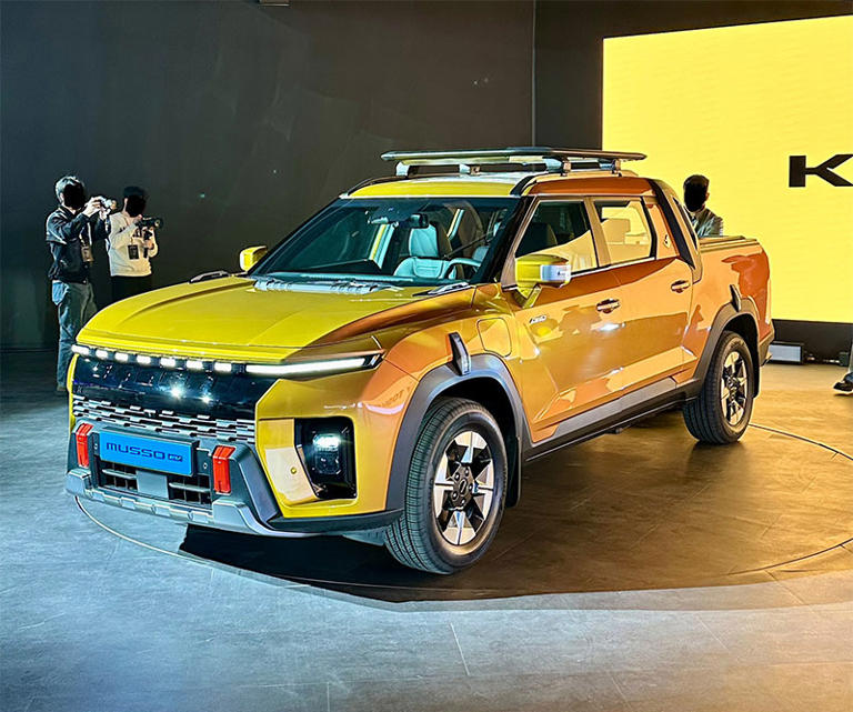 KGM, 국내 첫 전기 픽업 '무쏘 EV' 출시… "보조금 적용 시 3000만원대"