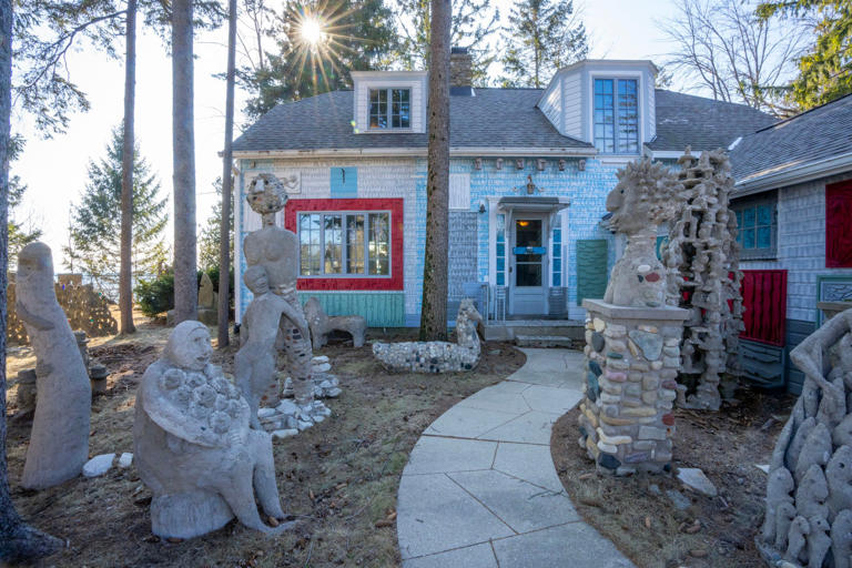 'Witch's house' no more. Take a rare tour inside the colorful Mary Nohl ...