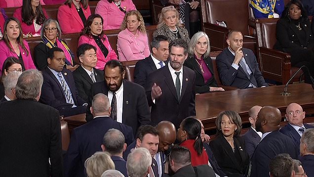 Democratic lawmaker ejected from Trump's State of the Union address for ...