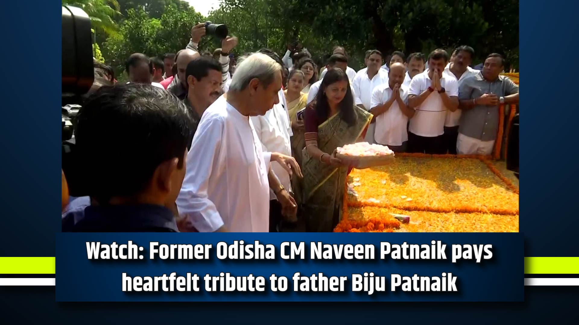 Former Odisha CM Naveen Patnaik pays tribute to father Biju Patnaik on ...