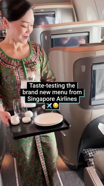 Taste testing Singapore Airlines Spring 2025 menu created by MasterChef ...
