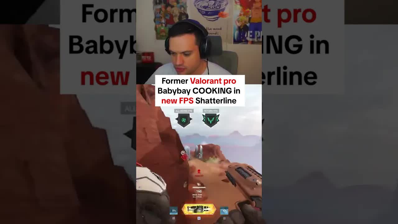 Former Valorant Pro Babybay Dominates Shatterline Gameplay