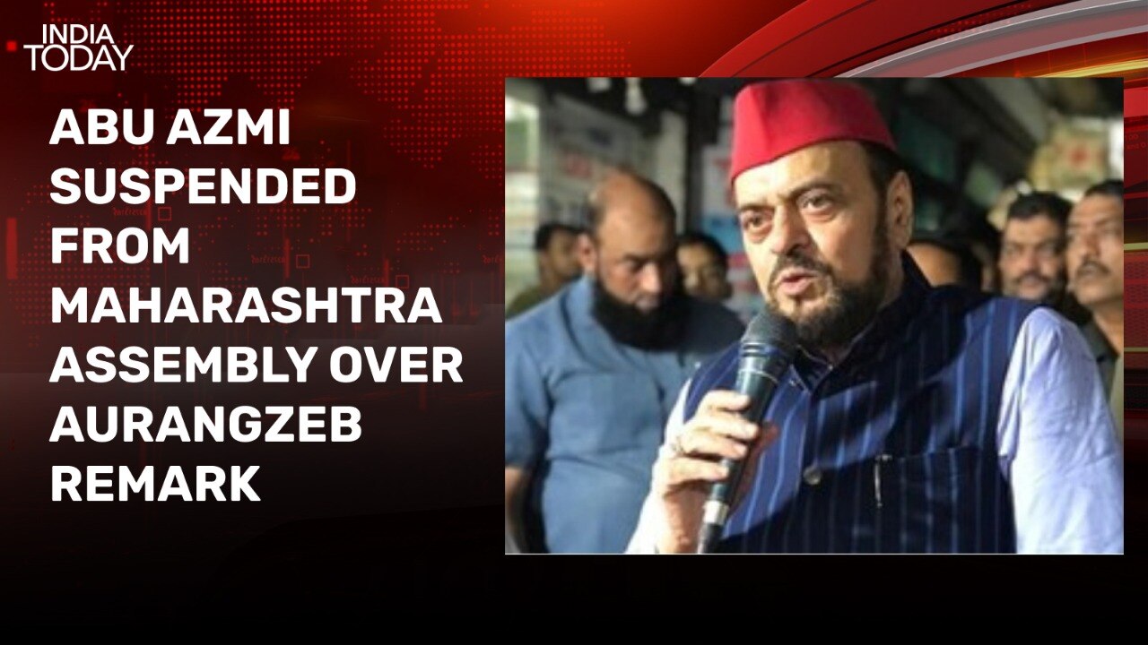 Samajwadi Party MLA Abu Azmi suspended from Maharashtra Assembly for whole session
