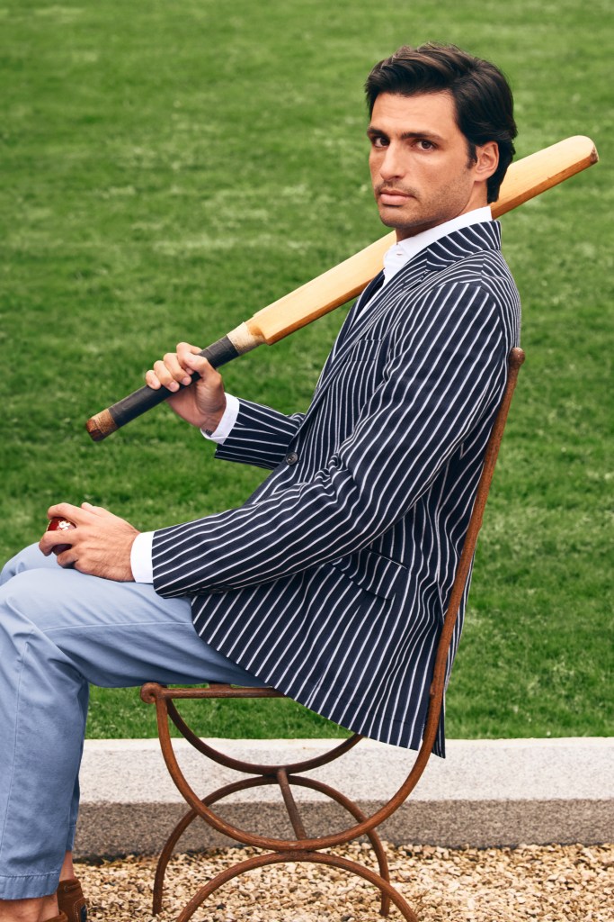 Formula 1 Racer Carlos Sainz, and His Father, Star in Hackett's Spring ...