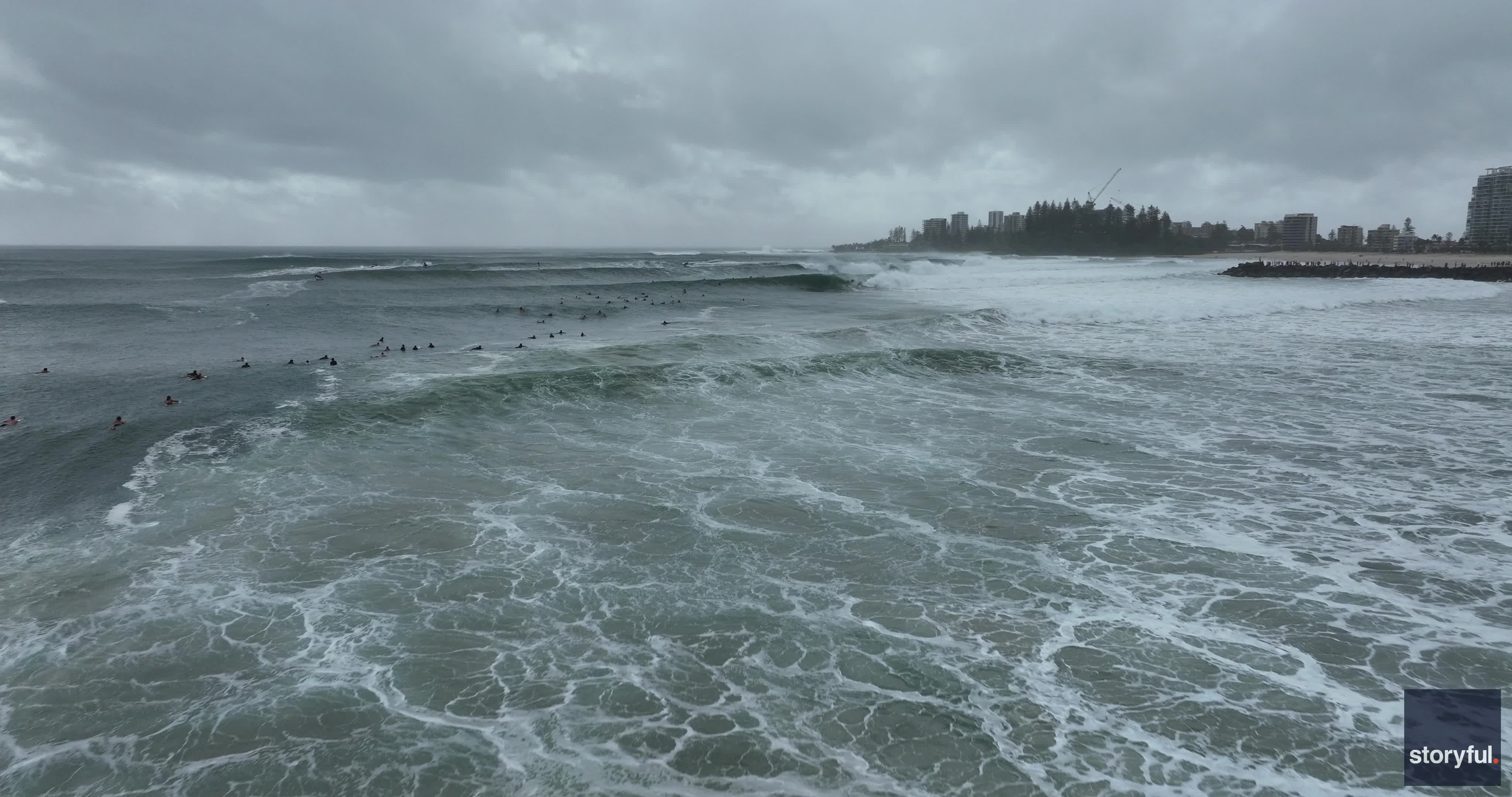Daredevil Surfers Brave Massive Waves Brought by Cyclone Alfred