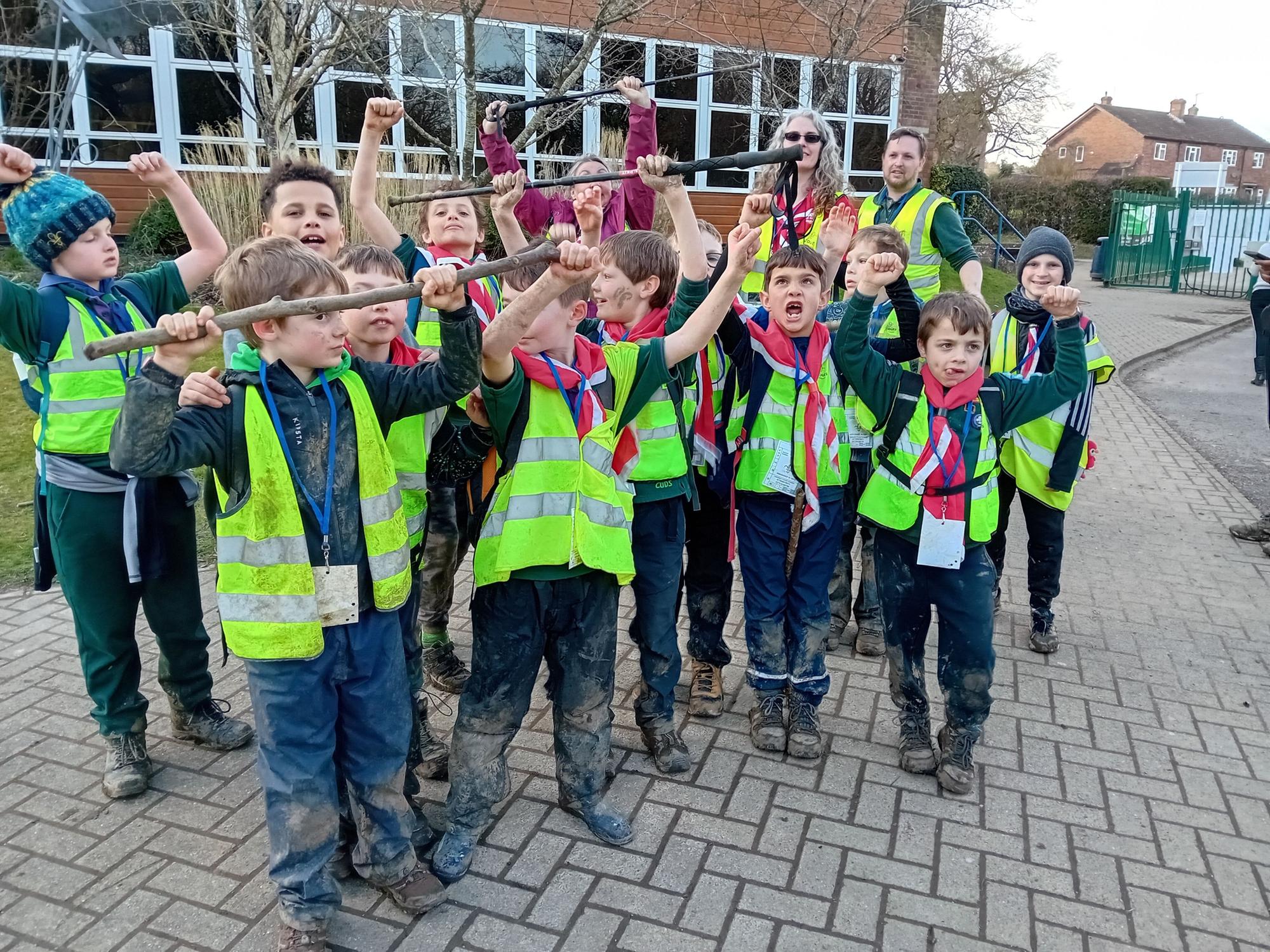 Scouts take to the hills