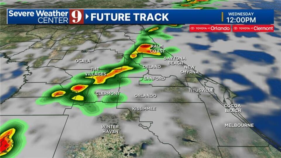 Strong storm system to impact Central Florida