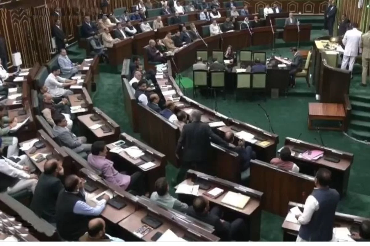 BJP MLAs walkout from J&K Assembly after Speaker expunges remarks of ...