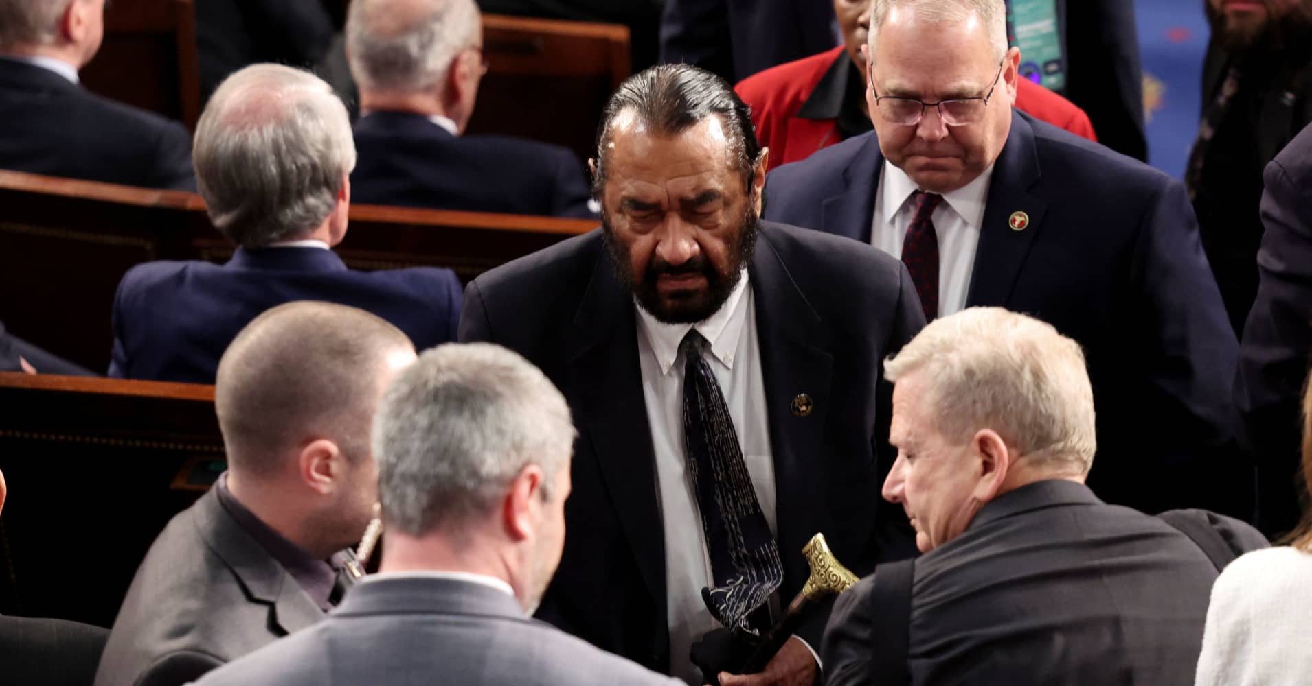 Full Video: Rep. Al Green ejected from Trump address to Congress for ...