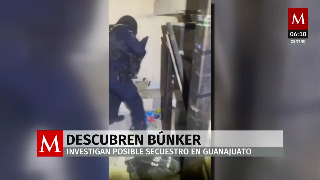 Descubren búnker presuntamente usado para secuestros en León, Guanajuato