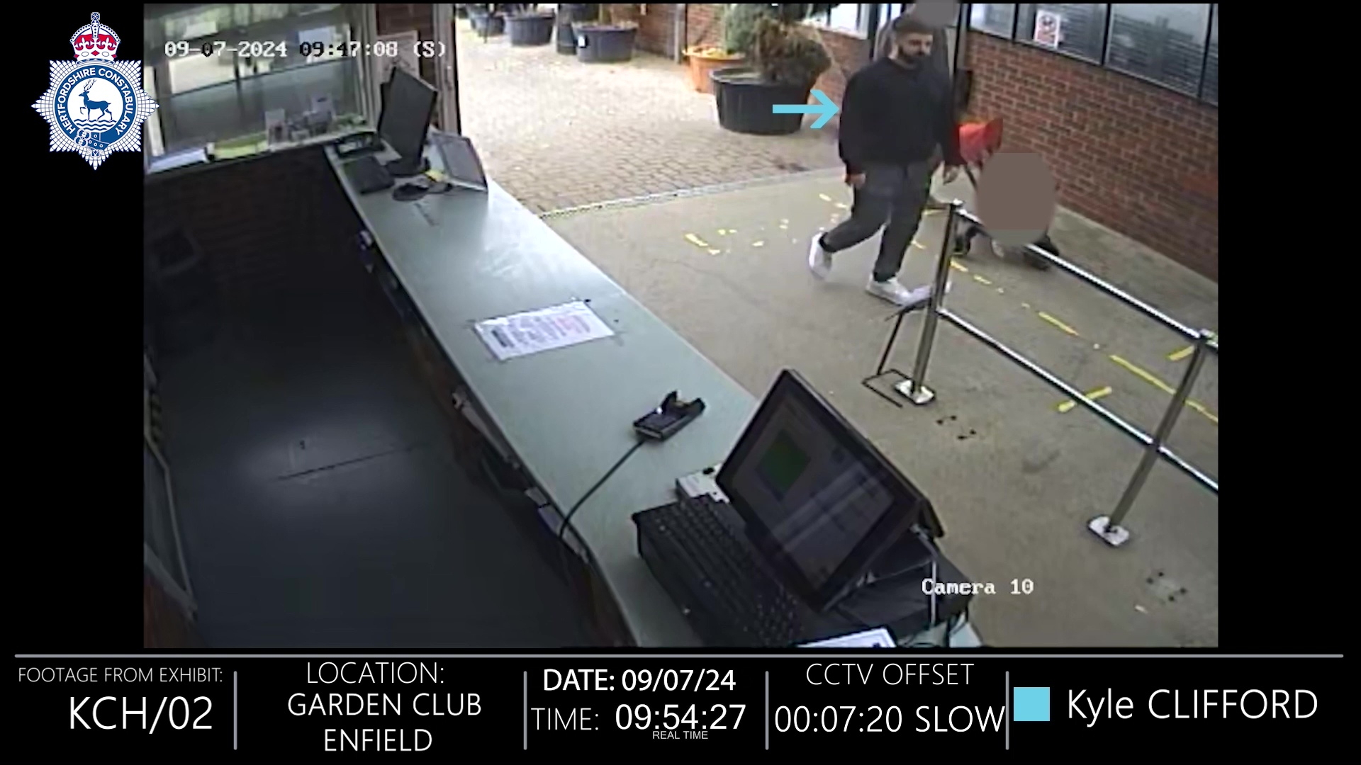 CCTV shows movements of triple killer on day of his knife and crossbow ...