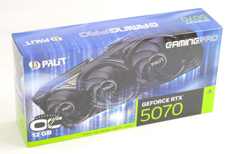 Palit「GeForce RTX 5070 GamingPro OC」を試す。ThunderMasterで自動オーバークロックも