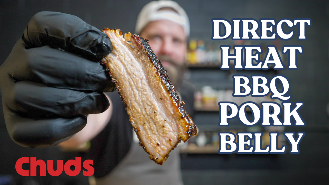 Crispy BBQ Pork Belly with Direct Heat | Chuds BBQ