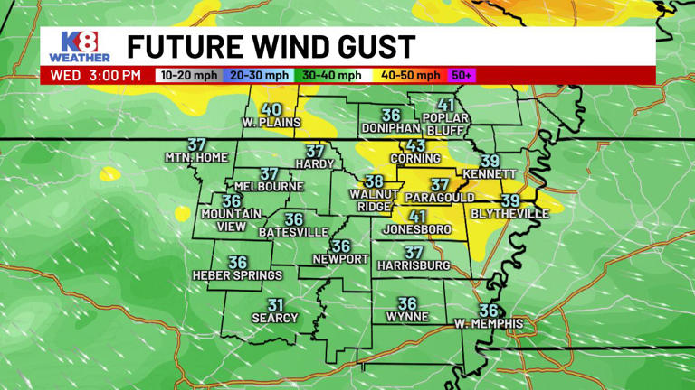First Alert: Wind gusts over 35 mph