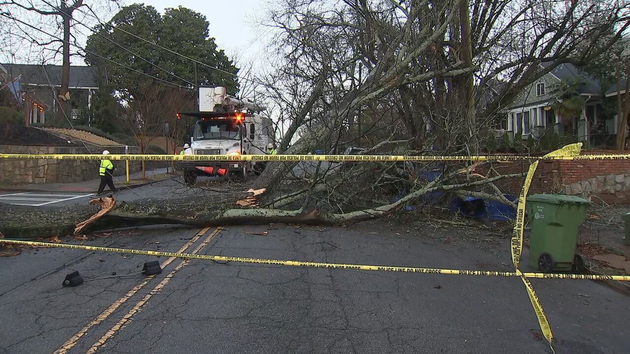 Storms bring down trees, knock power out for thousands