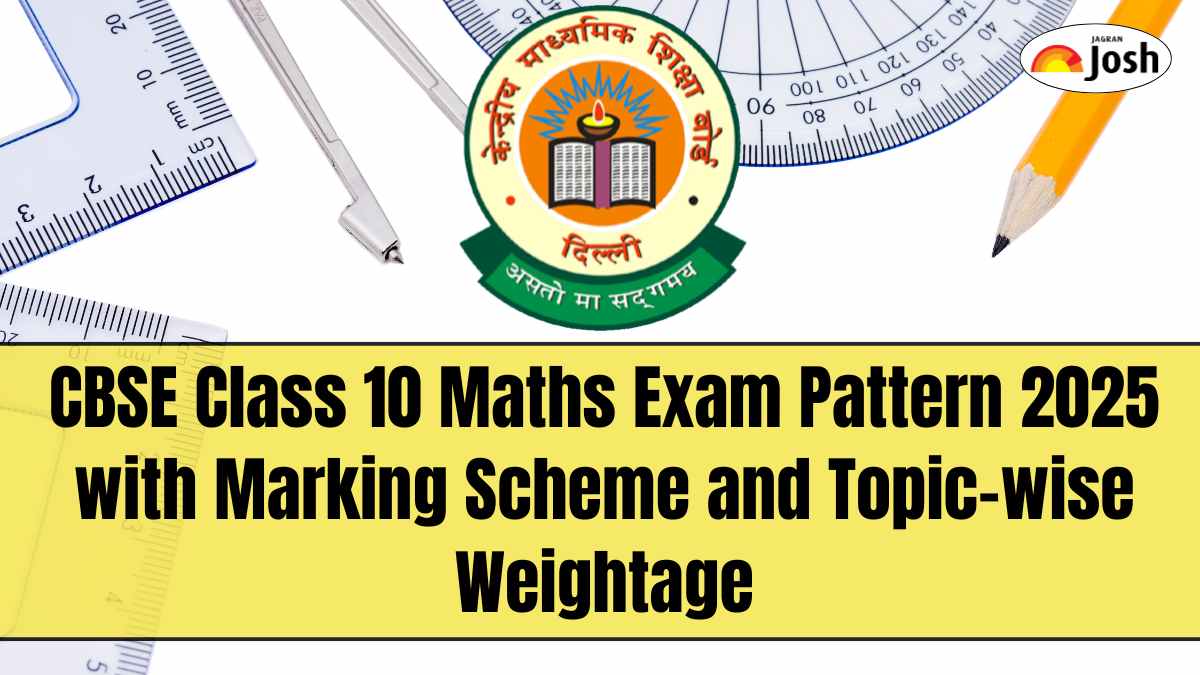 CBSE Class 10 Maths Exam Pattern 2025 with Marking Scheme and Topic ...