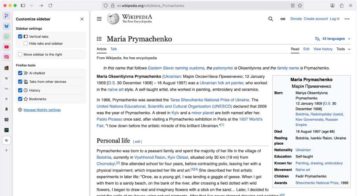 A Mozilla anunciou o novo Firefox 136 que vem com separadores verticais ...