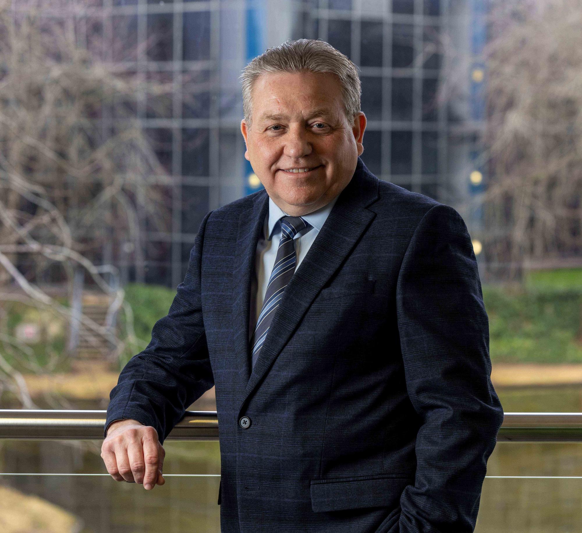 John lifts off at Barnbrook Systems