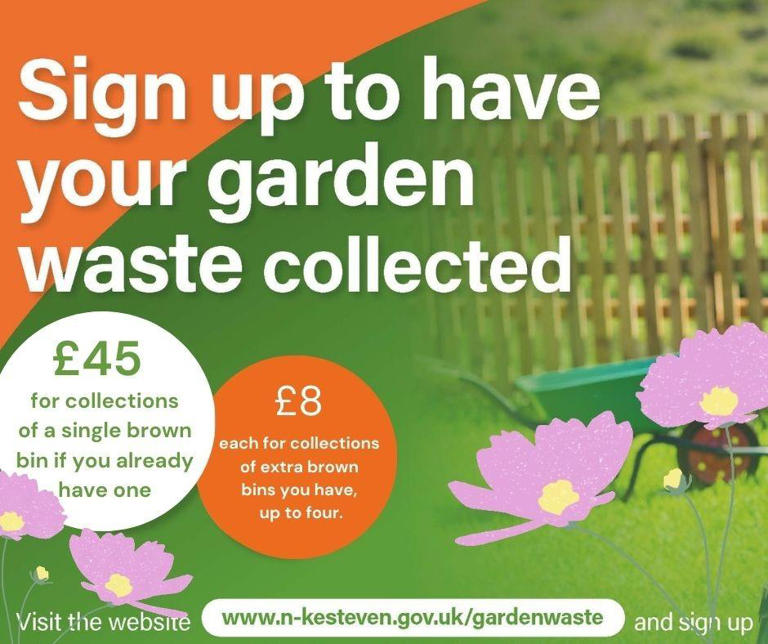 Spring into action now to get full year's worth of garden waste collections