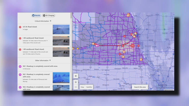 Large portion of Interstate 80 shut down