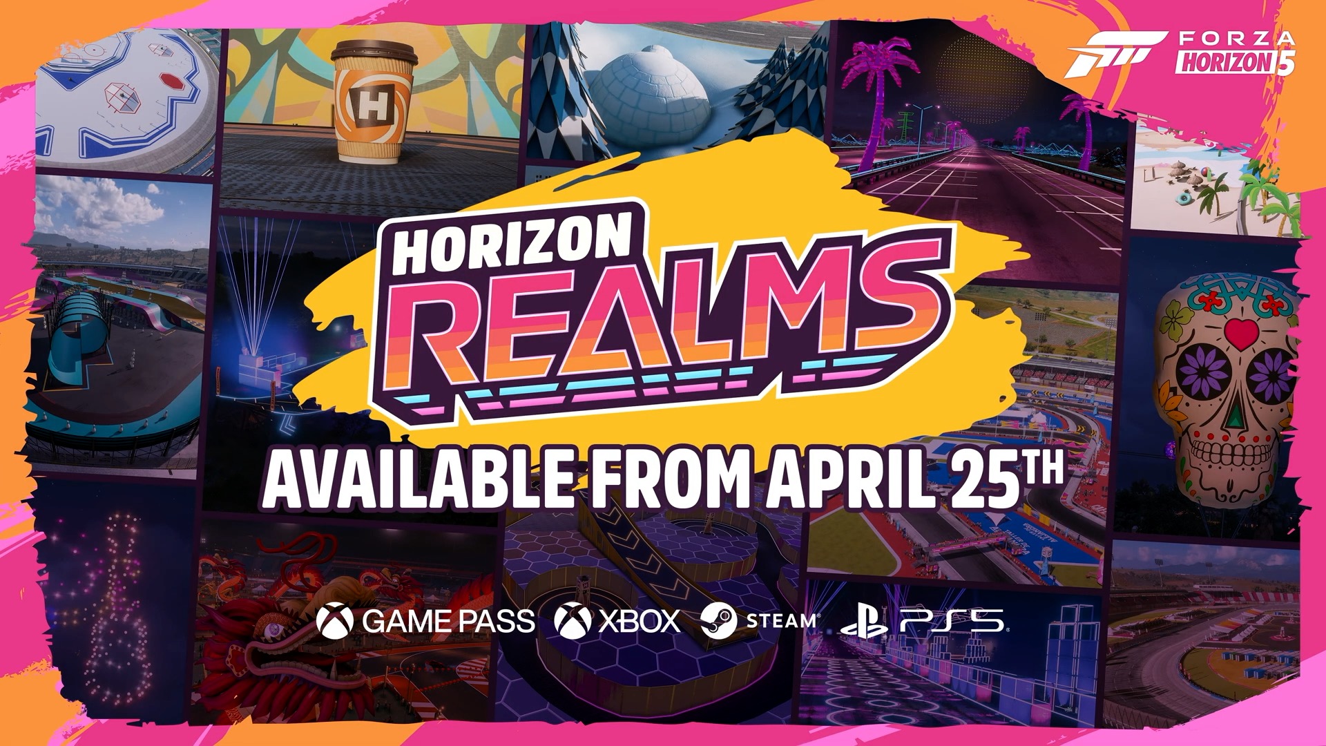 Forza Horizon 5 Official Horizon Realms Announcement Trailer
