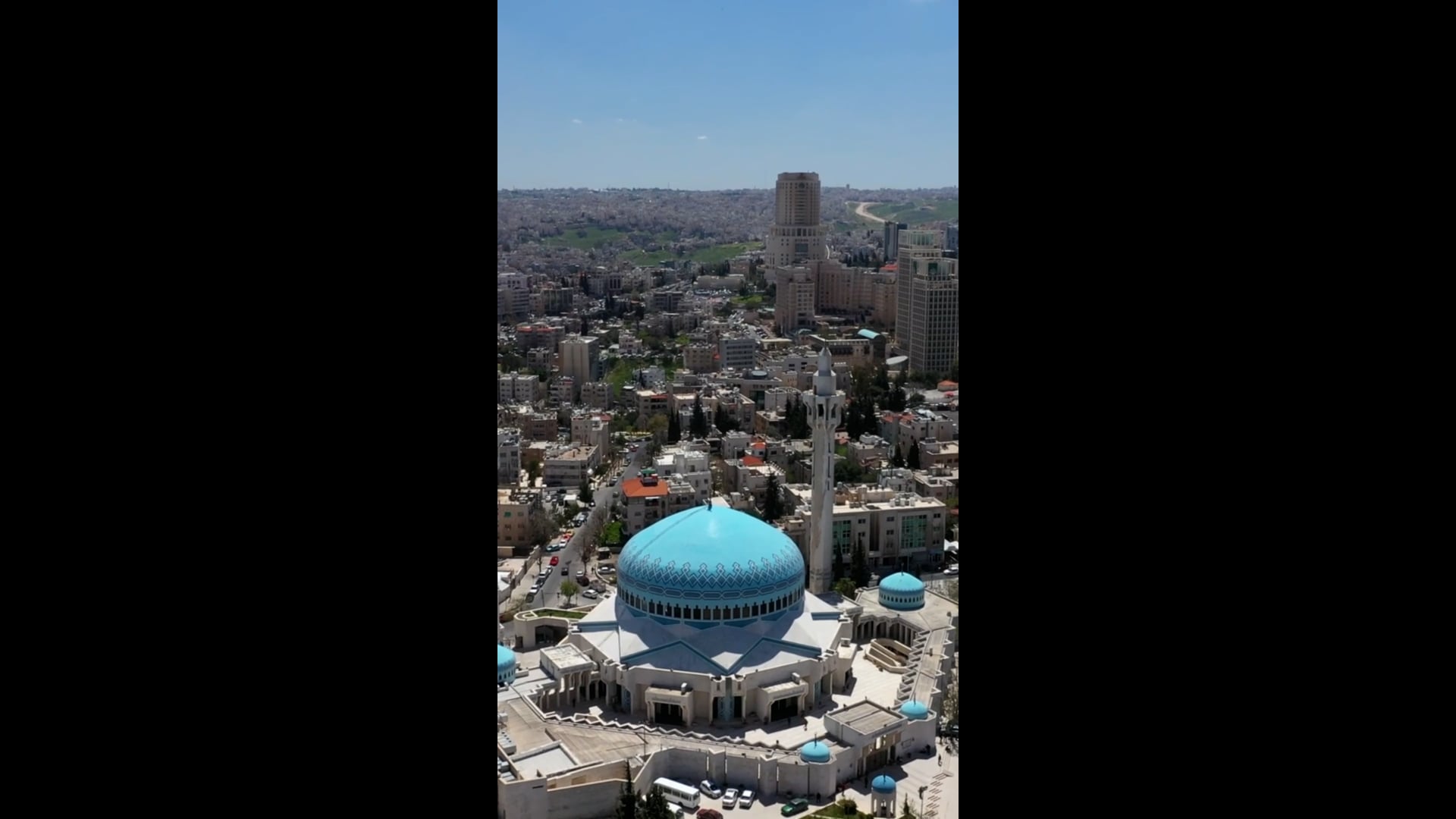 Amman from Above: A Drone's Eye View of Jordan's Capital.