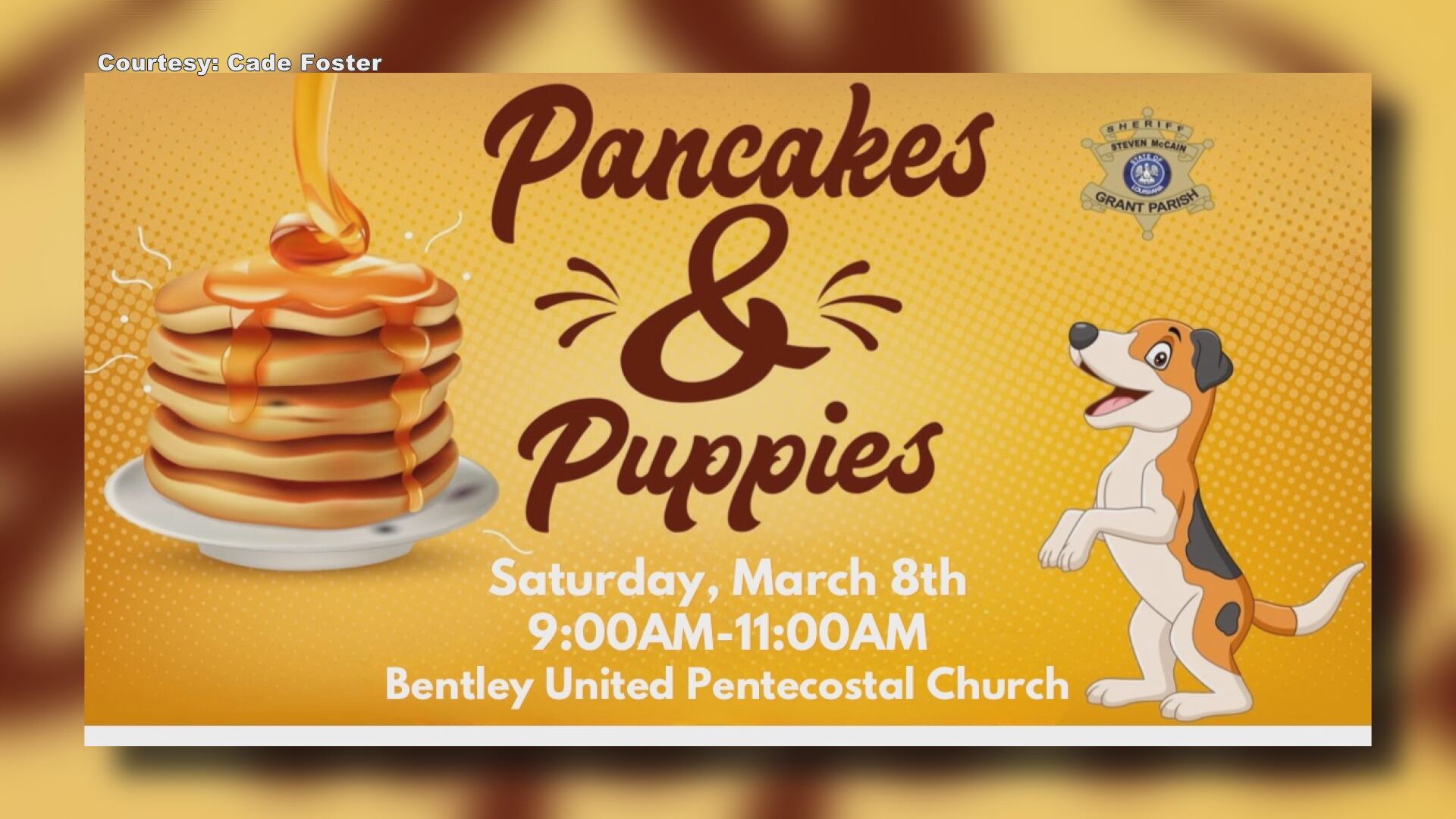 Grant Parish Sheriff’s Office annual Pancakes and Puppies