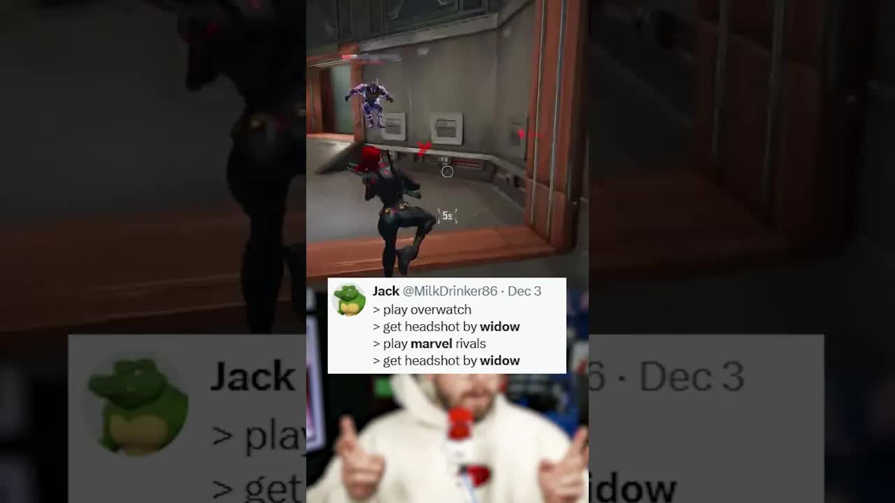 Overwatch Marvel Rivals: Widowmaker Gameplay