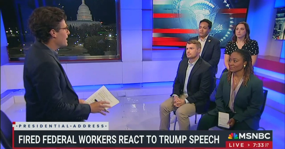 Fired Federal Workers Tell MSNBC They Are Still Confused Why They Don’t ... Fired Federal Workers Tell MSNBC They Are Still Confused Why They Don’t ...
