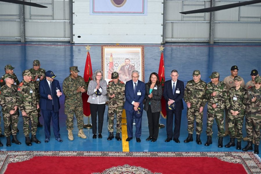 Ceremony marks arrival of Apache helicopters in Morocco's defense ...