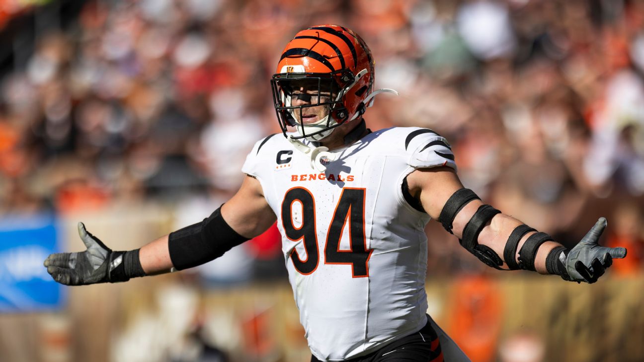 Longtime Bengals DE Sam Hubbard retiring after seven seasons