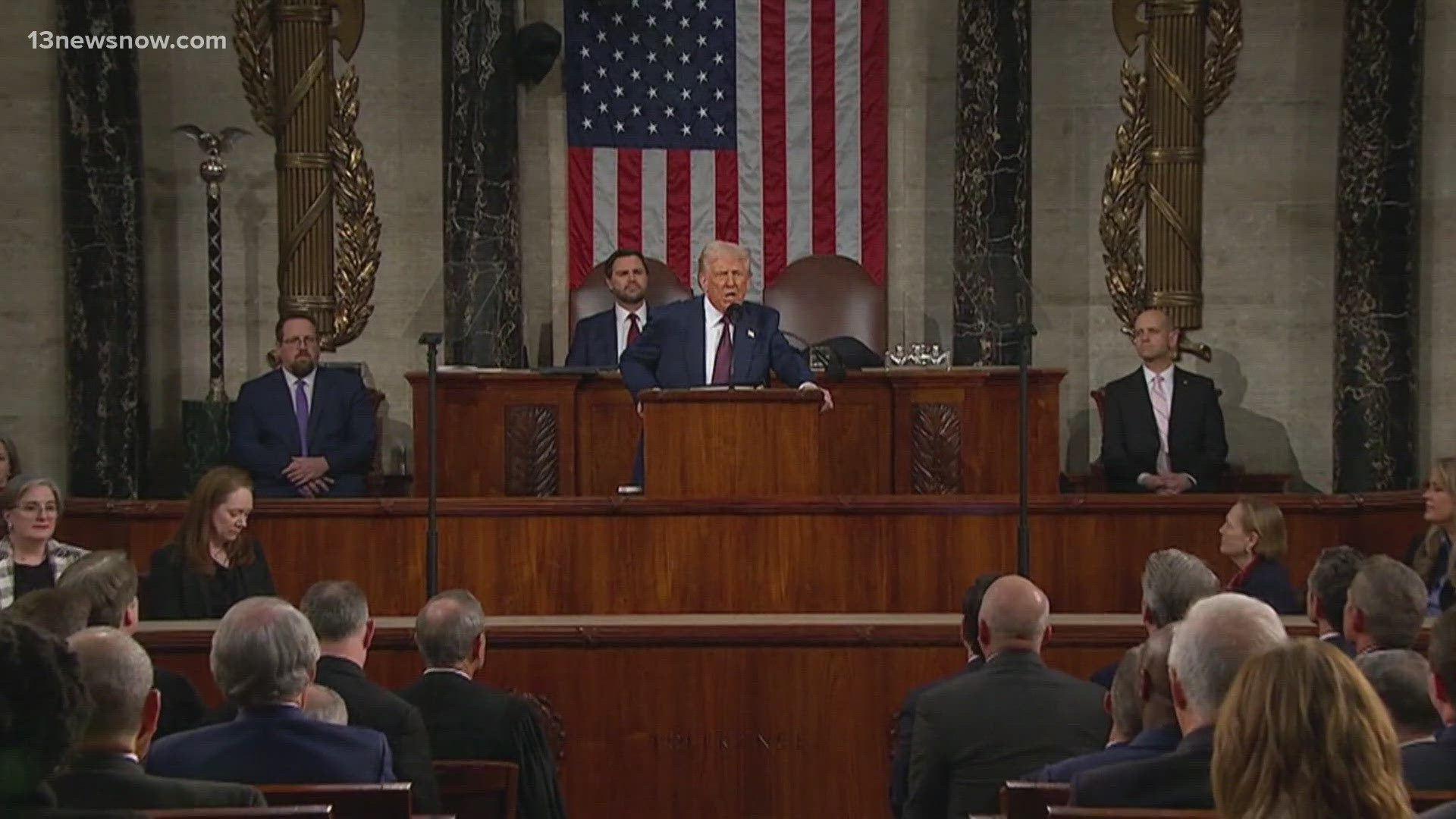 Trump addresses Congress