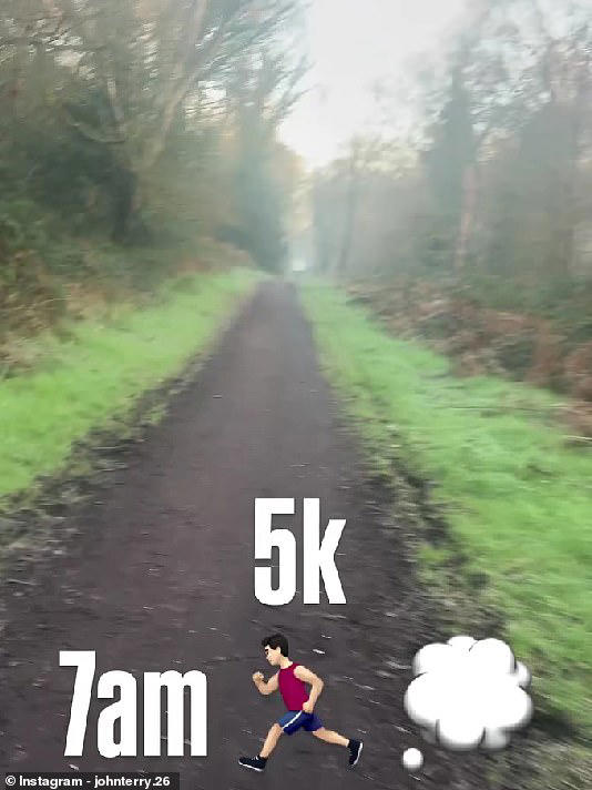 John Terry shows off training ahead of London Marathon attempt ...