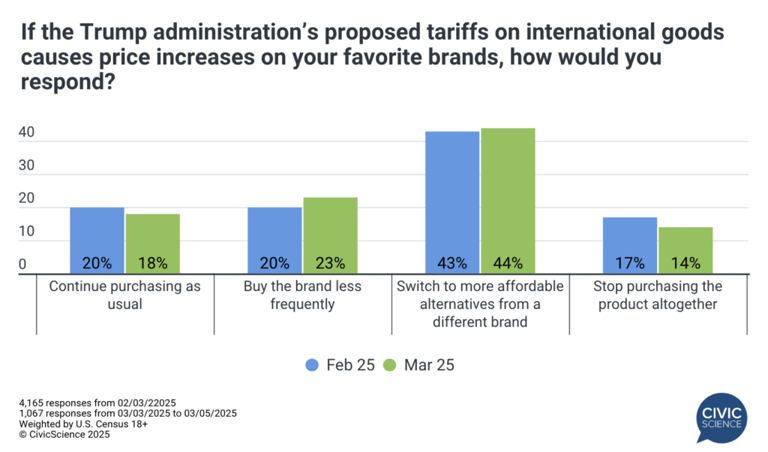 Tariff Anxiety Grows as Consumers Weigh Spending Trade-Offs