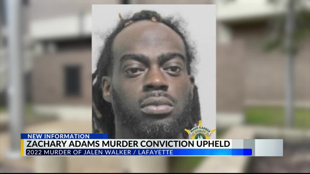 Zachary Adams’ 2022 murder conviction of Jalen Walker upheld