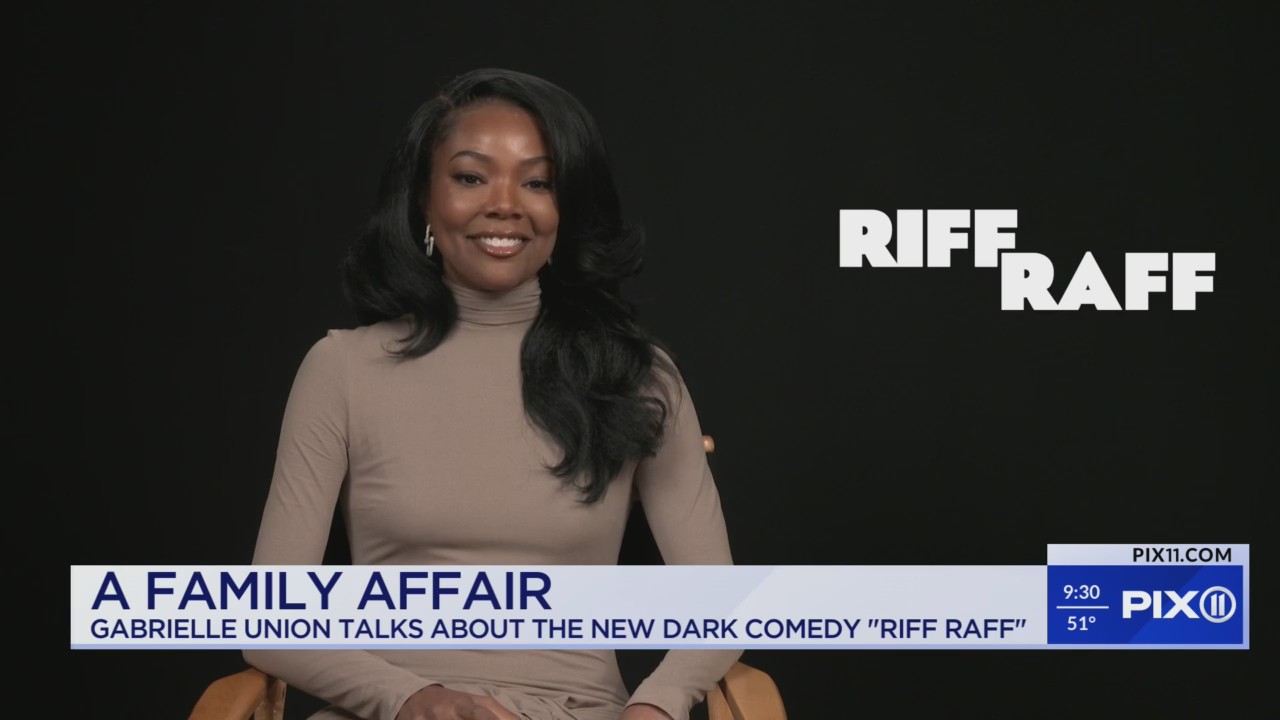 Gabrielle Union gives a preview of her new movie 'Riff Raff'