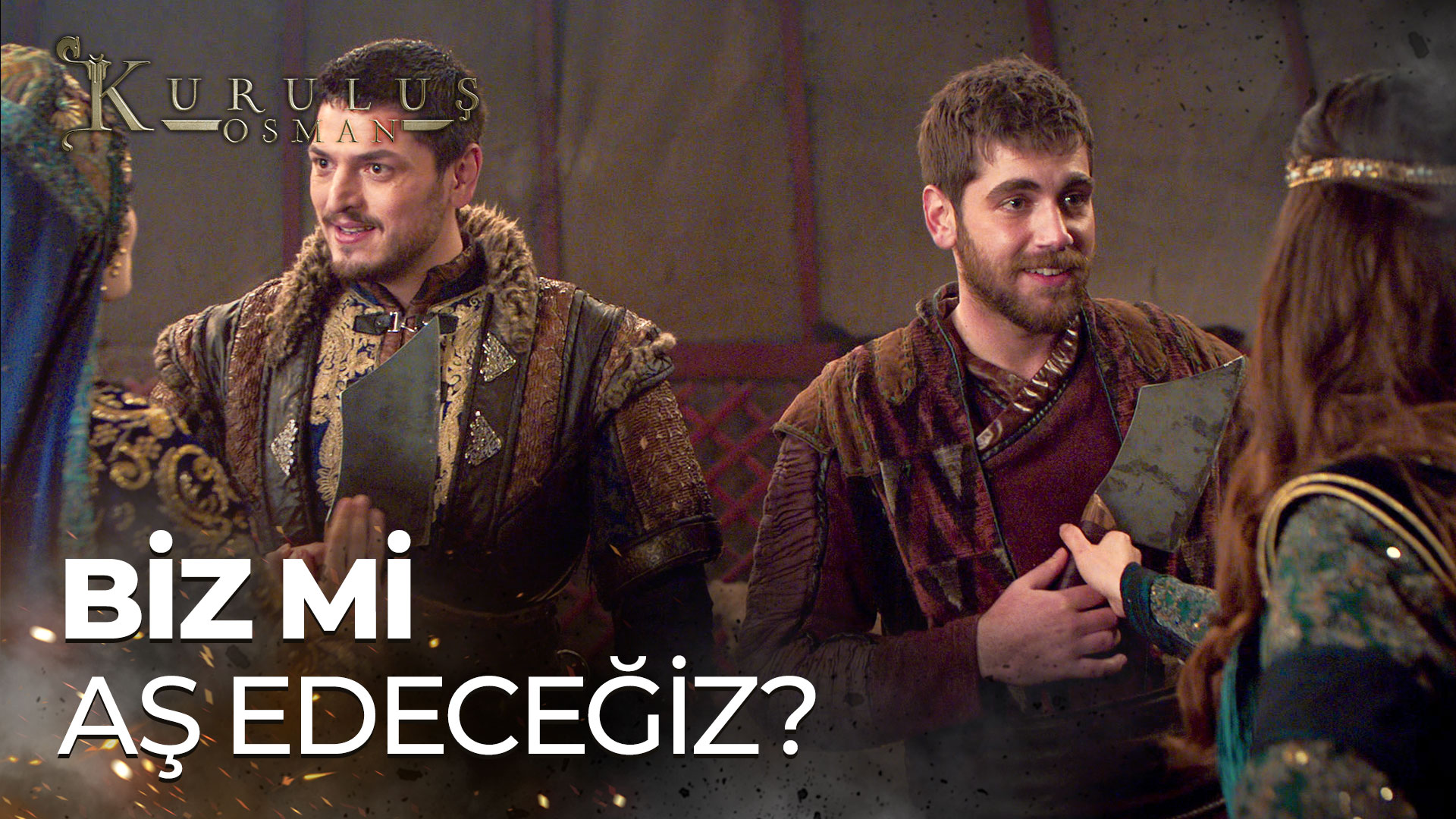 Kayının gelinleri erlerini mutfakta çalıştırıyor - Kuruluş Osman 183. Bölüm