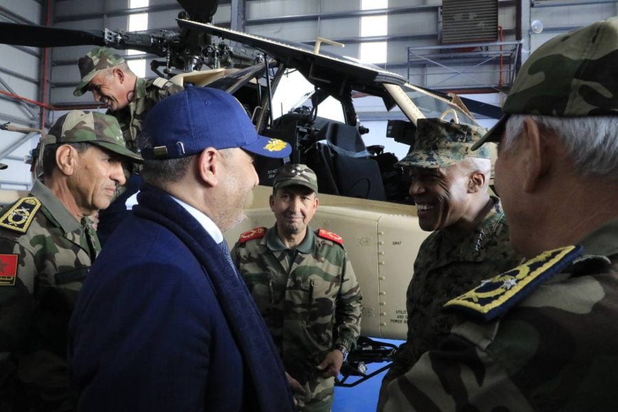 Ceremony marks arrival of Apache helicopters in Morocco's defense ...