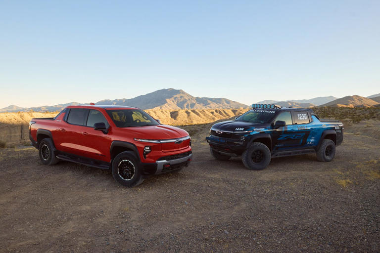 Chevy Hypes Up the Silverado EV Trail Boss with 1100-HP ZR2 Race Truck