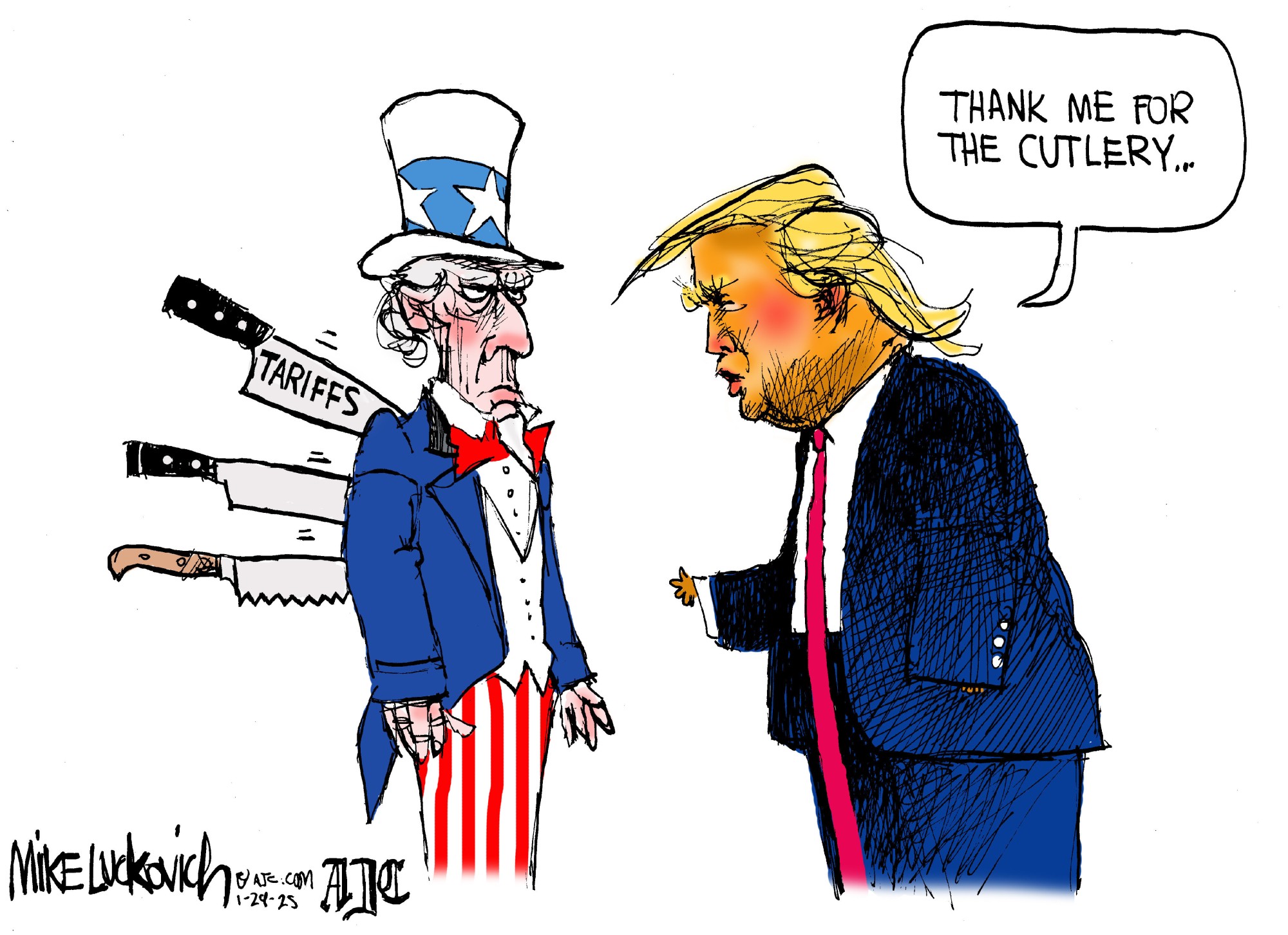 The Latest Political Cartoons From Mike Luckovich