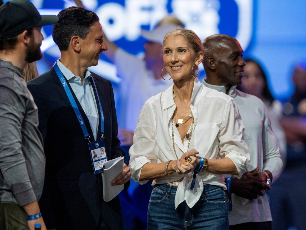 Celine Dion breaks out singing ‘My Heart Will Go On’ during TGL ...