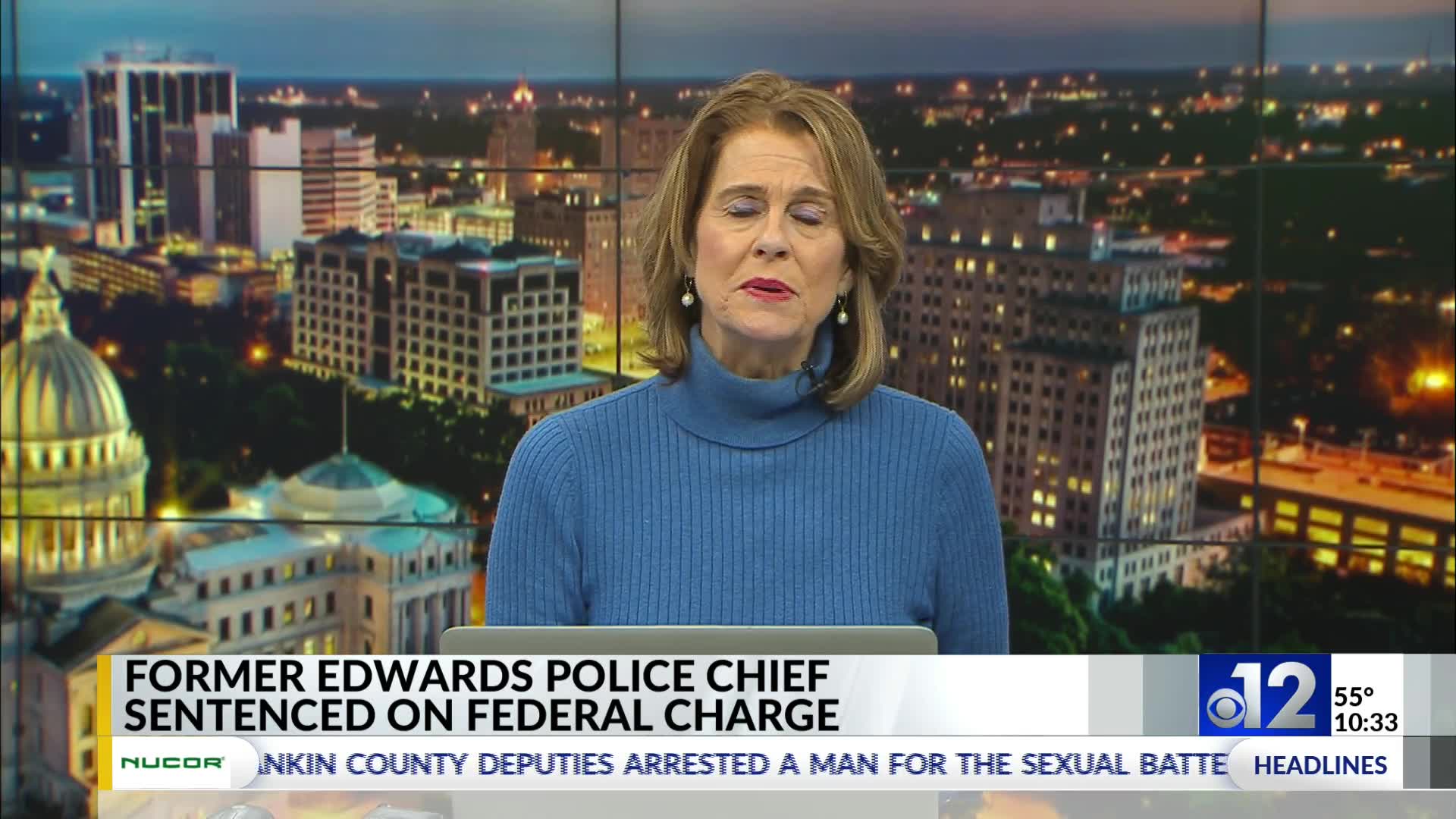 Former Edwards police chief sentenced on federal charge