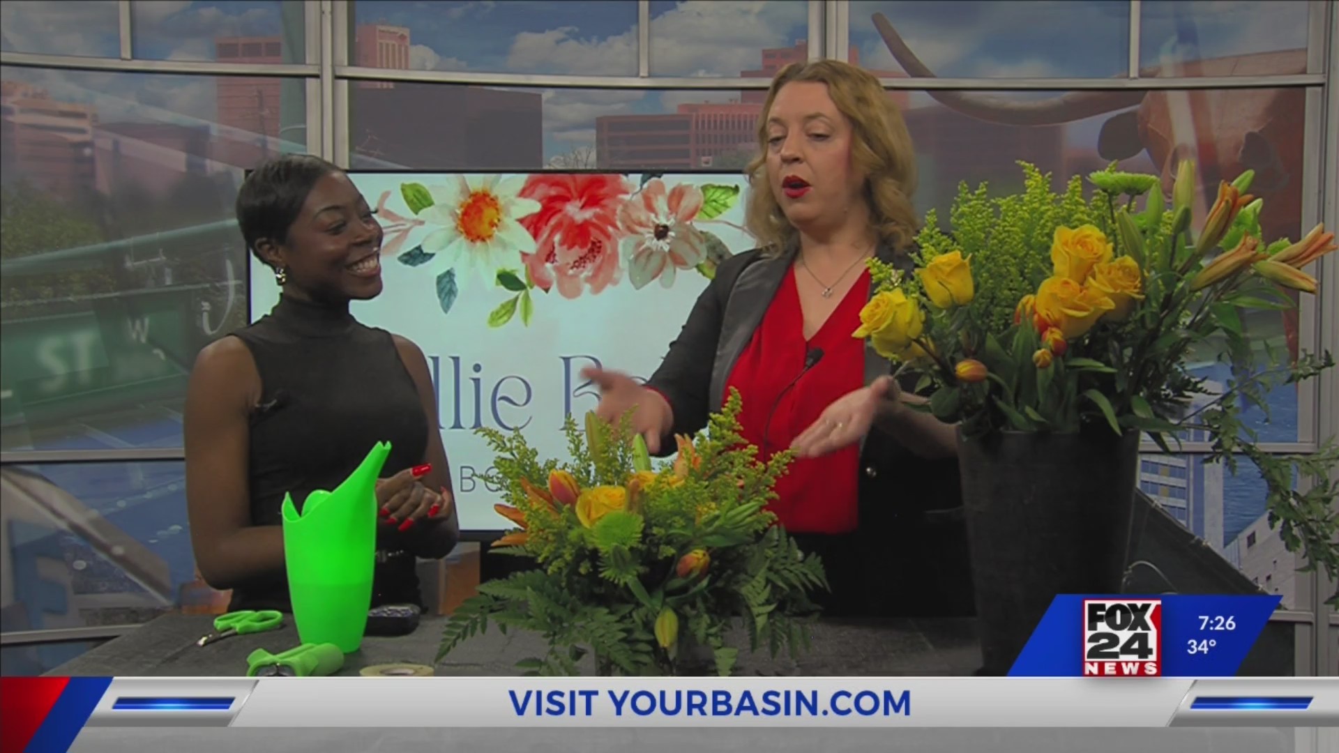 WATCH: Make a bouquet with Lillie Bell's