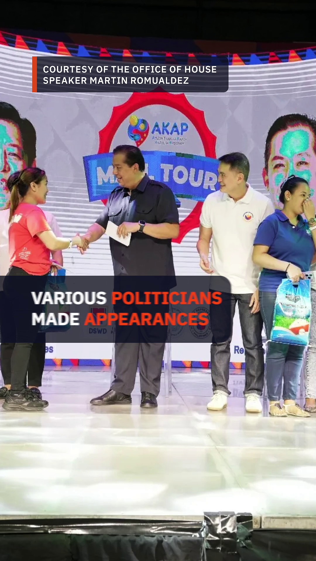 Politicians, political materials banned in AKAP distribution